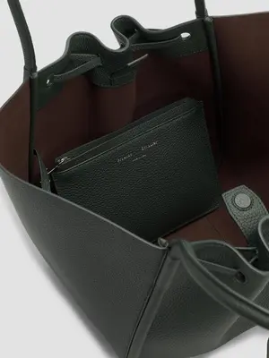 Proenza Schouler Ruched Leather Tote Bag - Bottle
