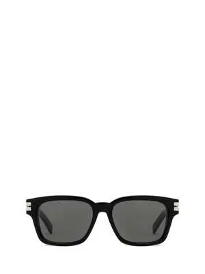 Zegna Rectangular Sunglasses Shiny Black