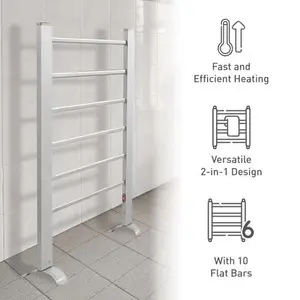 PURSONIC 6-bar Electric Towel Warmer