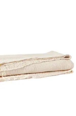 COYUCHI Topanga Organic Cotton Matelassé Bed Blanket