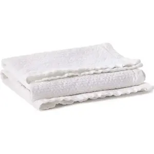 COYUCHI Adriatic Organic Cotton Guest Towel - Alpine White