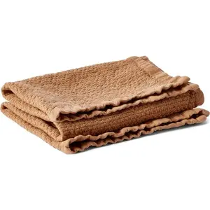 COYUCHI Adriatic Organic Cotton Guest Towel - Ginger