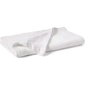 COYUCHI Adriatic Organic Cotton Bath Sheet Alpine White