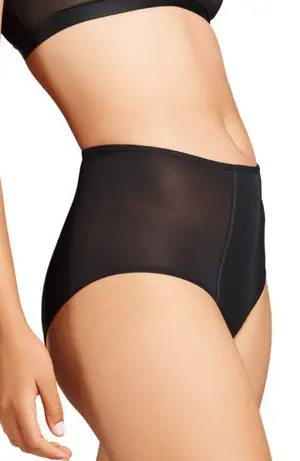 SIELLA Power Mesh High Waist Brief - Black