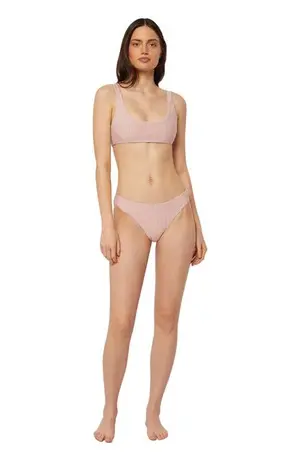 Onia Lily Bikini Bottom - Rosette/white