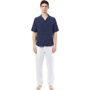 Onia Convertible Vacation Shirt - Deep Navy