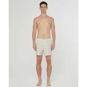 Onia Nylon Crinkle 5" Swim Trunk - Stone