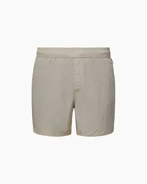 Onia Nylon Crinkle 5" Swim Trunk - Stone