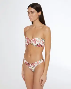 Onia Luna Bikini Top - White Multi