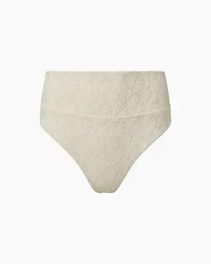 Onia Onia Emelia Bikini Bottom White/gold