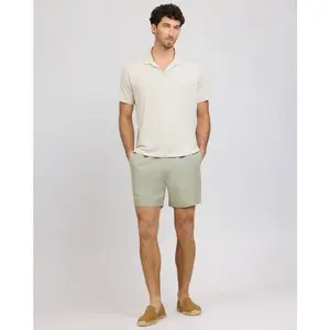 Onia Onia Air Linen 6" Pull-On Short Elm