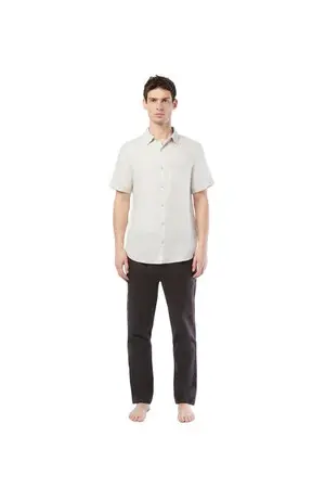 Onia Jack Air Linen Shirt - Stone
