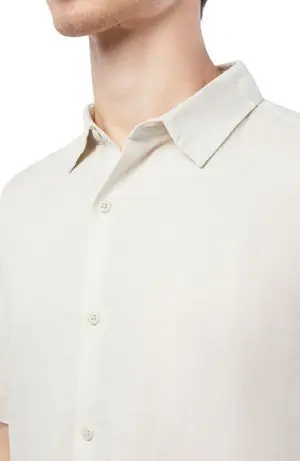 Onia Jack Air Linen Shirt - Stone