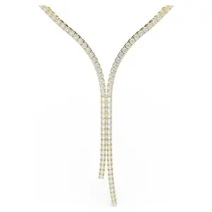 SWAROVSKI Matrix Y Necklace - White