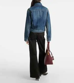 Victoria Beckham Cropped Denim Jacket
