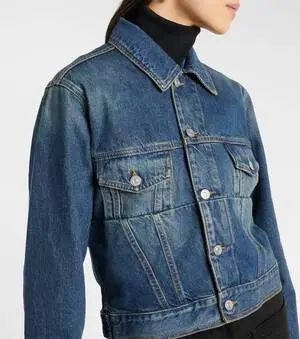 Victoria Beckham Cropped Denim Jacket
