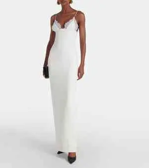 David Koma Bridal Lace-trimmed Gown