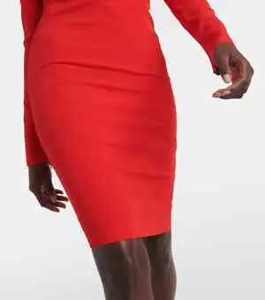 JW Anderson Draped Midi Dress