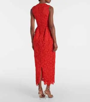 Safiyaa Alani Lace Midi Dress