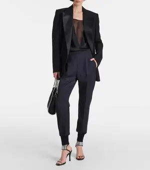 Stella McCartney Wool Flannel Sweatpants