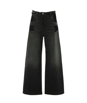 Attico Wide-leg Jeans