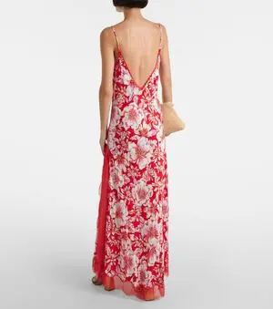 Poupette St Barth Lucia Printed Midi Dress