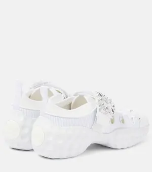 ROGER VIVIER Viv' Run Light Trekky Sneakers - White