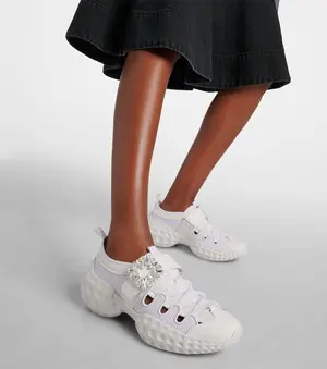 ROGER VIVIER Viv' Run Light Trekky Sneakers - White
