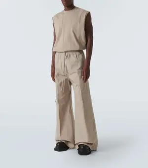 Rick Owens Bellas Cotton-blend Cargo Pants