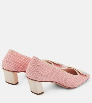 ROGER VIVIER Belle Vivier Bouclé Pumps - Pink