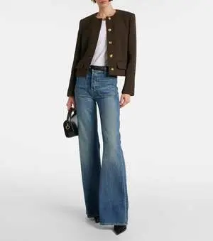 NILI LOTAN Paige Cotton-blend Jacket