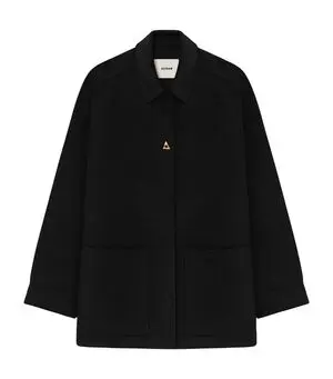 AERON Wool-silk Crane Jacket