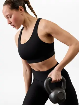 Athleta Interval Sports Bra D-dd - Black