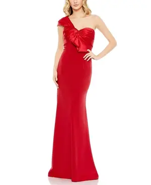 Mac Duggal Bow Shoulder Gown
