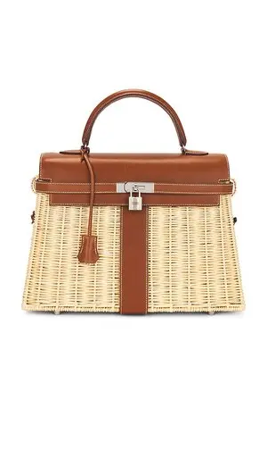 FWRD RENEW Hermes Kelly Picnic Handbag - Neutral