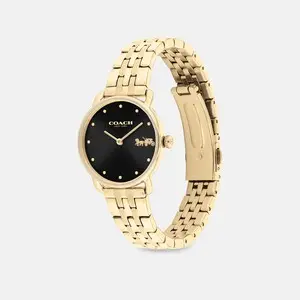 COACH Ellio Round Bracelet Watch, 28mm - Gold