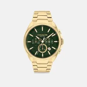 COACH Jackson Chronograph Watch, 45mm - Gold