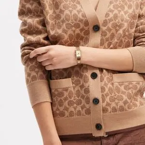 COACH Cadie Watch, 17.5mm X 28.5mm - Gold