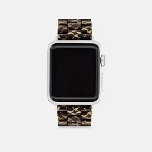 COACH Apple Watch® Strap 38mm, 40mm And 41mm - Signature Tortoise