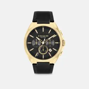 COACH® Jackson Chronograph Watch, 45mm - Black