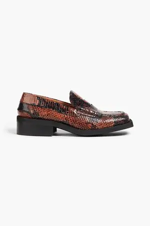 Ganni Stacked Heel Flats For Women