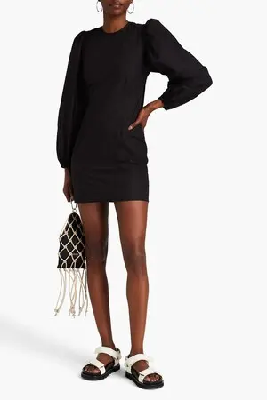 GANNI Cotton-poplin Mini Dress