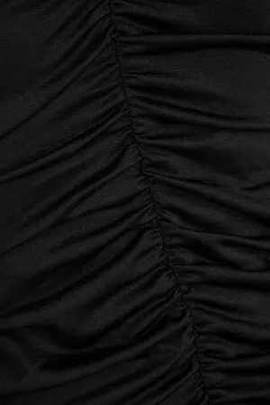 GANNI Ruched Jersey Top