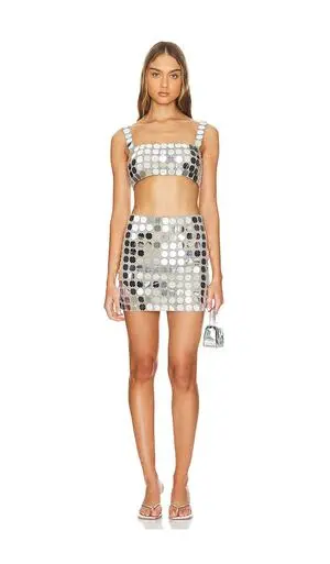 LOVERS AND FRIENDS Gilles Sequin Crop Top