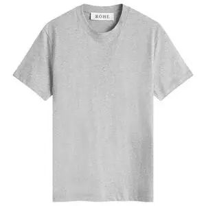 RÓHE Slub Melange Cotton T-shirt