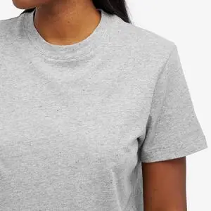RÓHE Slub Melange Cotton T-shirt