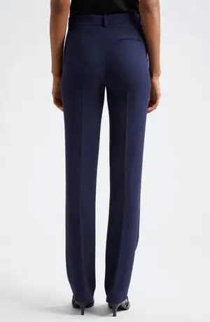 Emporio Armani Techno Gabardine Straight Leg Trousers