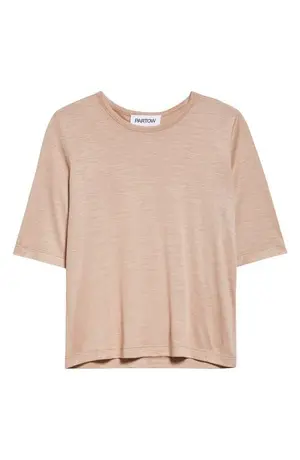 Partow Parker Modal & Cashmere T-shirt - Blush
