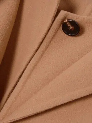 Chloé Cape-effect Layered Wool And Cashmere-blend Coat