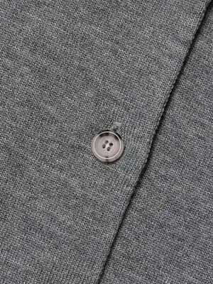 Khaite Jackie Wool-blend Cardigan - Gray